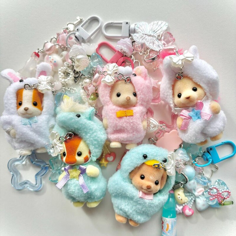 Sylvanian Families Keychain - Etsy