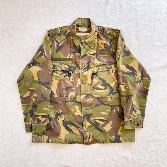 Vintage Dutch Army Camouflage Field Jacket - Gem