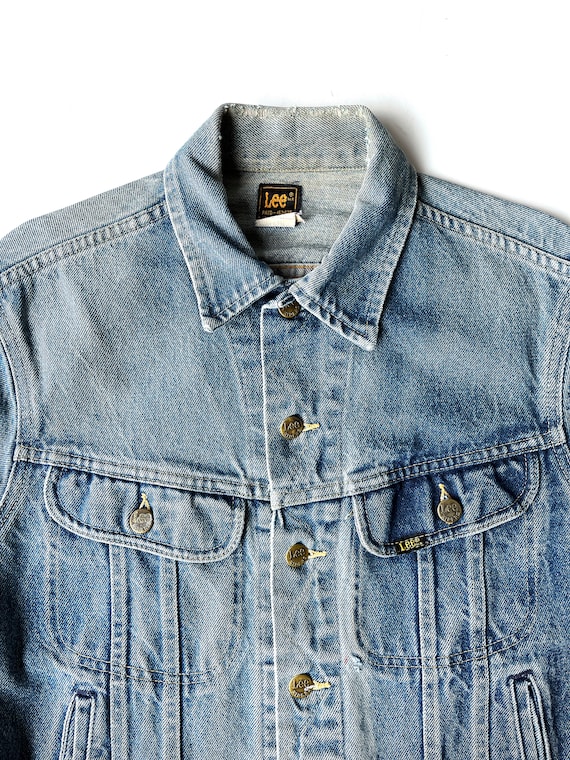 Vintage 70s Lee Riders Denim Jacket. Size 40R - Gem