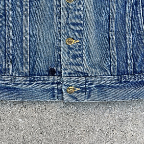 Vintage 70s Lee Riders Denim Jacket. Size 40R - Gem