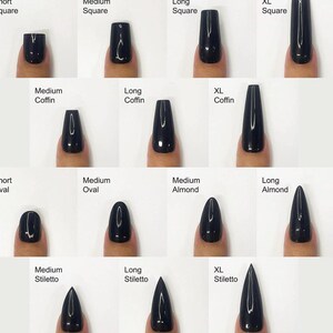 Black French Tips - Etsy