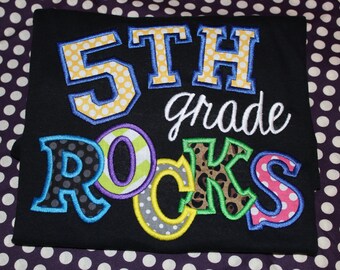 5th grade rocks | Etsy