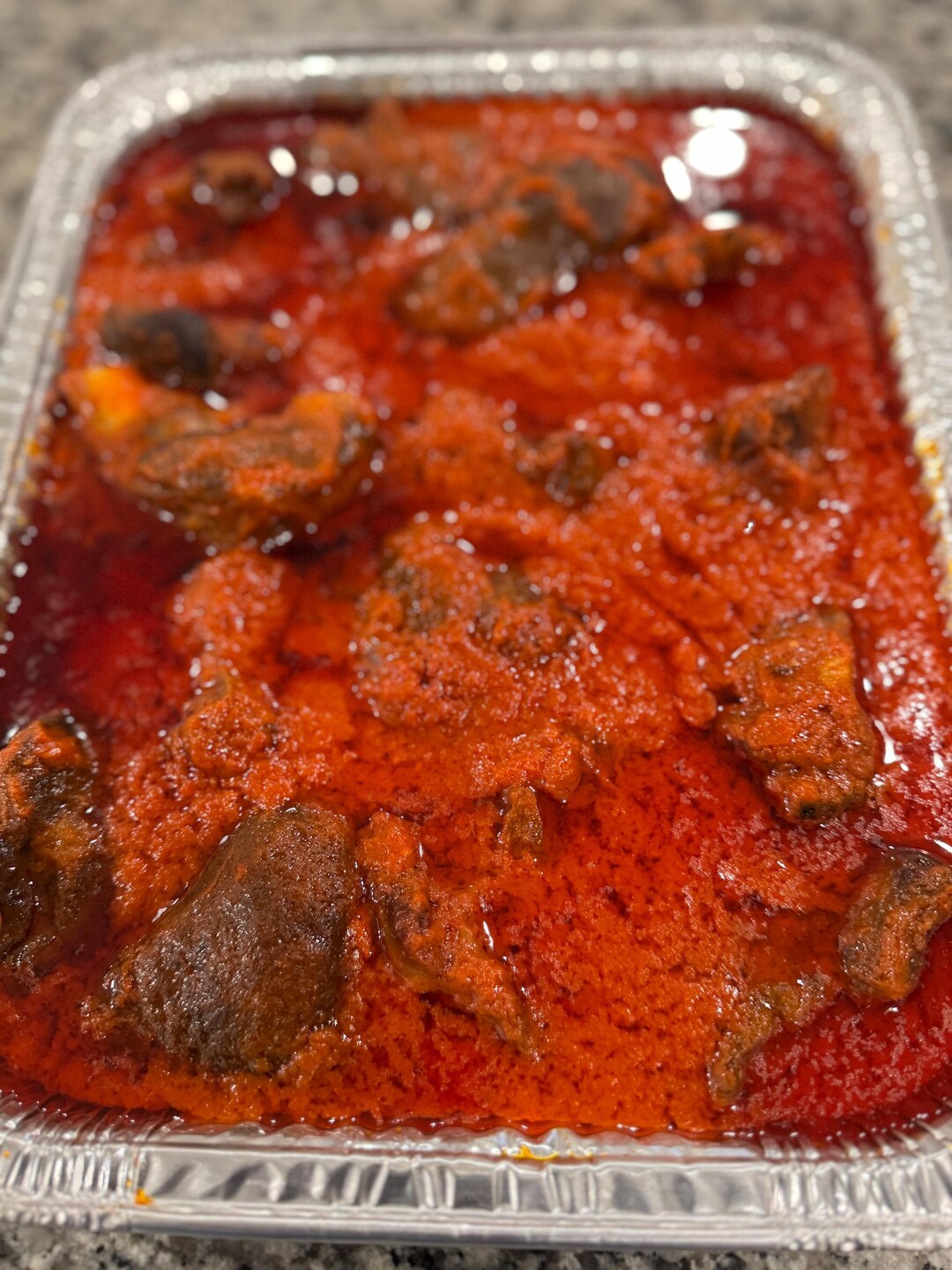 Fried Goat Meat Stew (half Pan) - Etsy