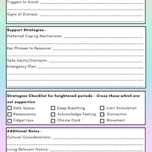 Student Profiling Sheet (edible Canva Link and PDF) - Etsy