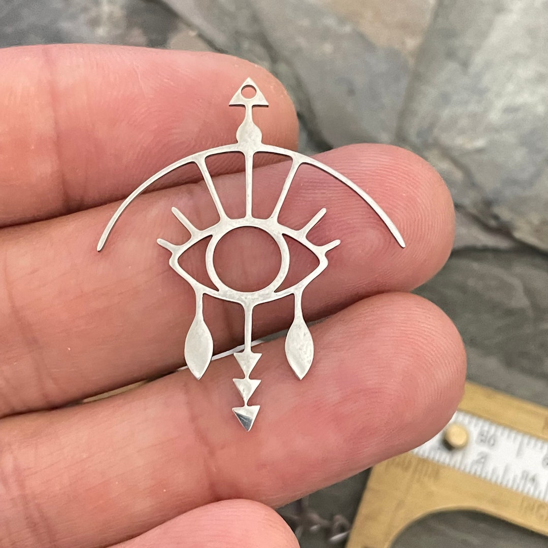 Eye Charms and Findings .stainless Surgical Steel Earrings. Charms for ...