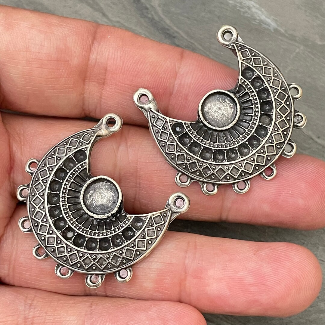 2 Pieces Trace Earrings or Necklace Element 8055 - Etsy