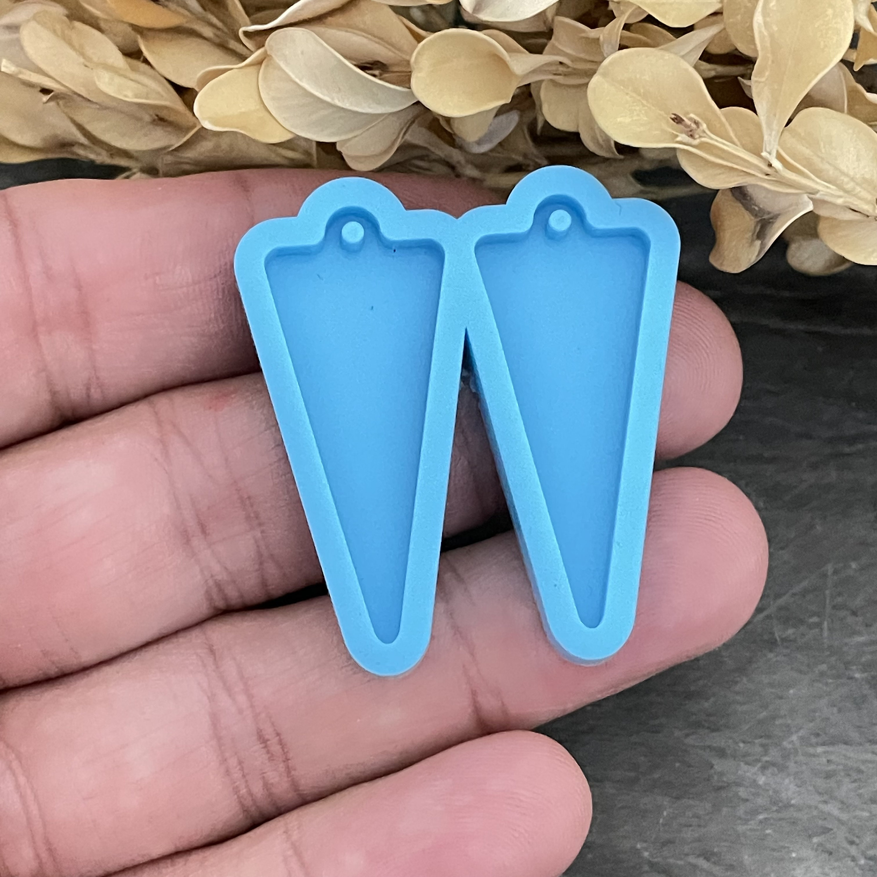 Triangle Silicone Resin Mold. Resin Molds Silicone. Mold for Jewelry ...