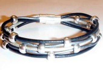 Leather bracelet kit | Etsy
