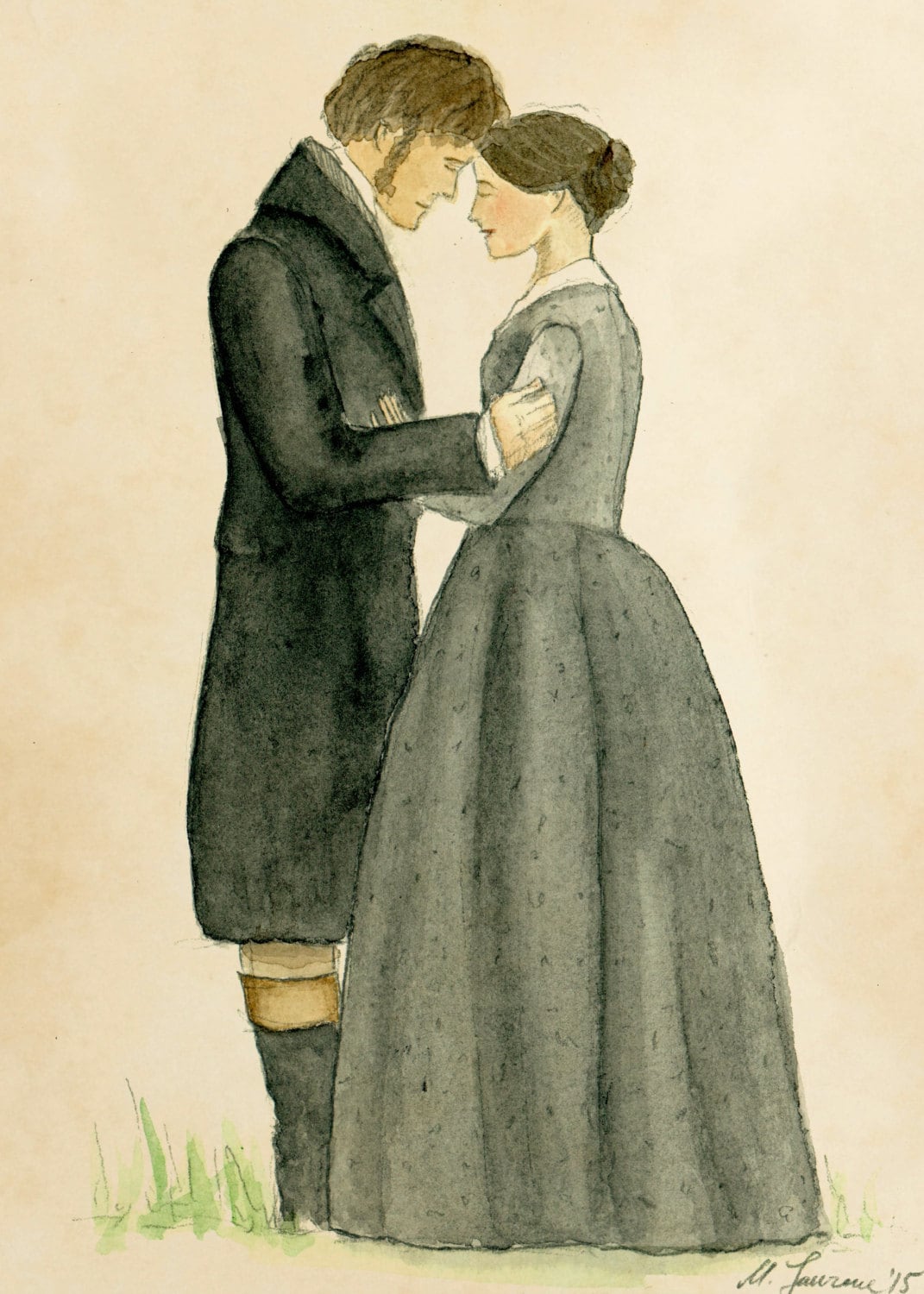 Jane Eyre As A Child Painting