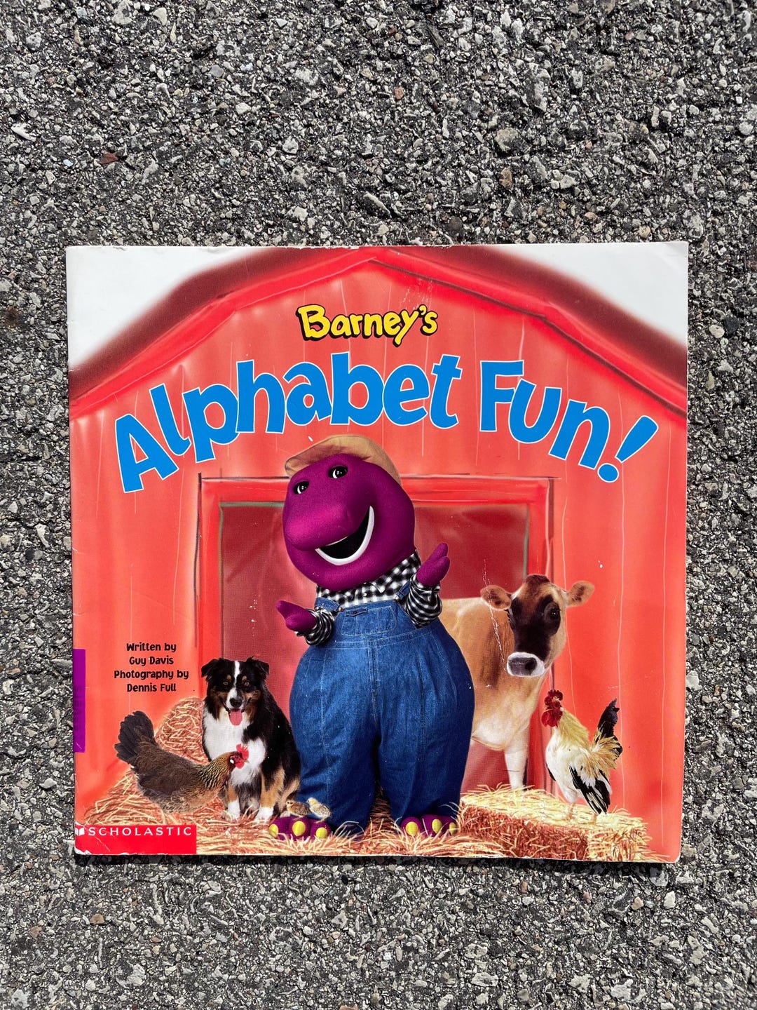 1998 “barney’s Alphabet Fun!” Paperback Book - Etsy