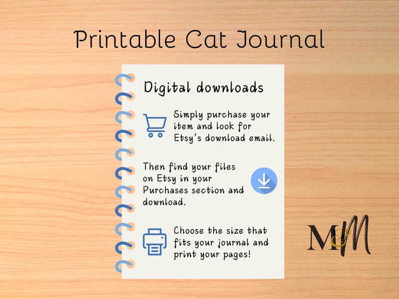 Cat Journal Printable | Feline Milestones, Vet Visits, Expenses ...