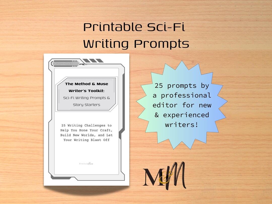 Sci-fi Writing Prompts & Story Starters Printable Bundle | Instant ...