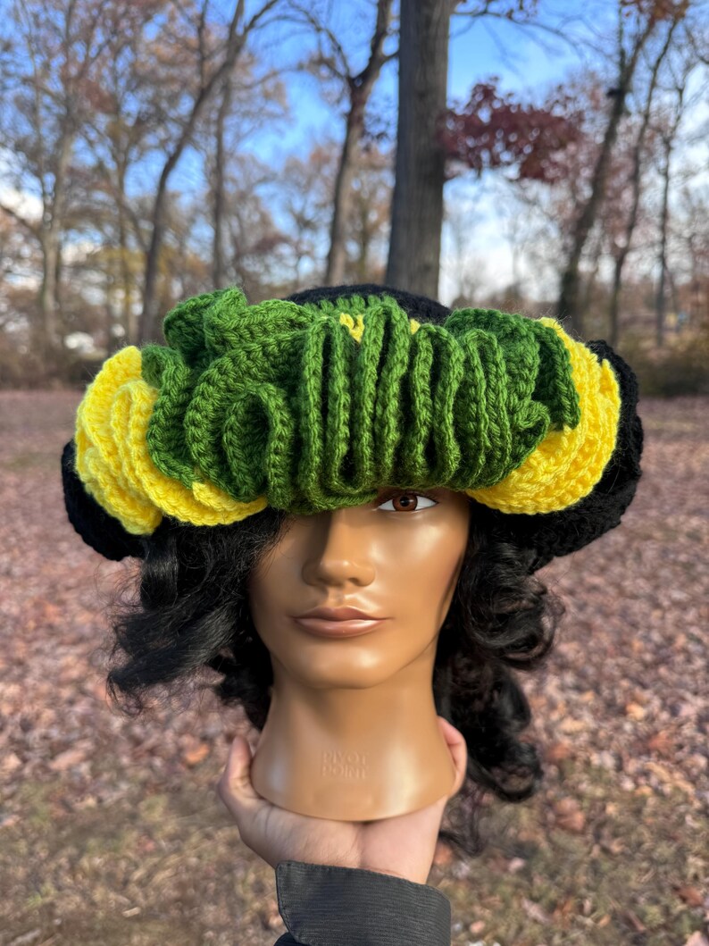 Jamaican Ruffle Hat - Etsy