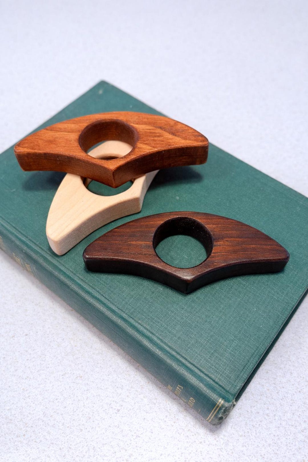 Wooden Thumb Book Holder | Handmade Page Holder | Reading Accessory ...