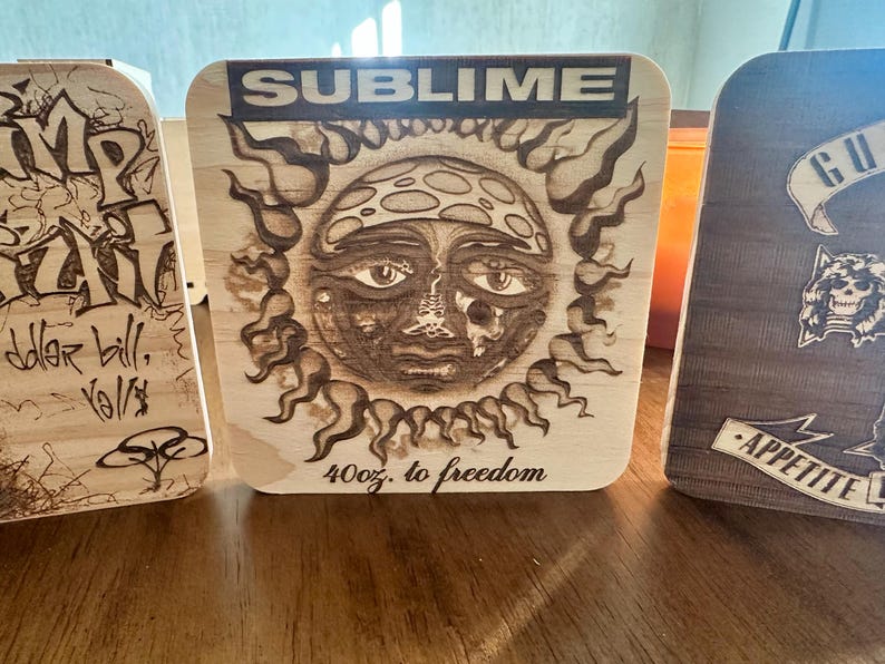 Music Album Cover Art Coasters- Choose Any 4 Album Covers- Set of 4 ...