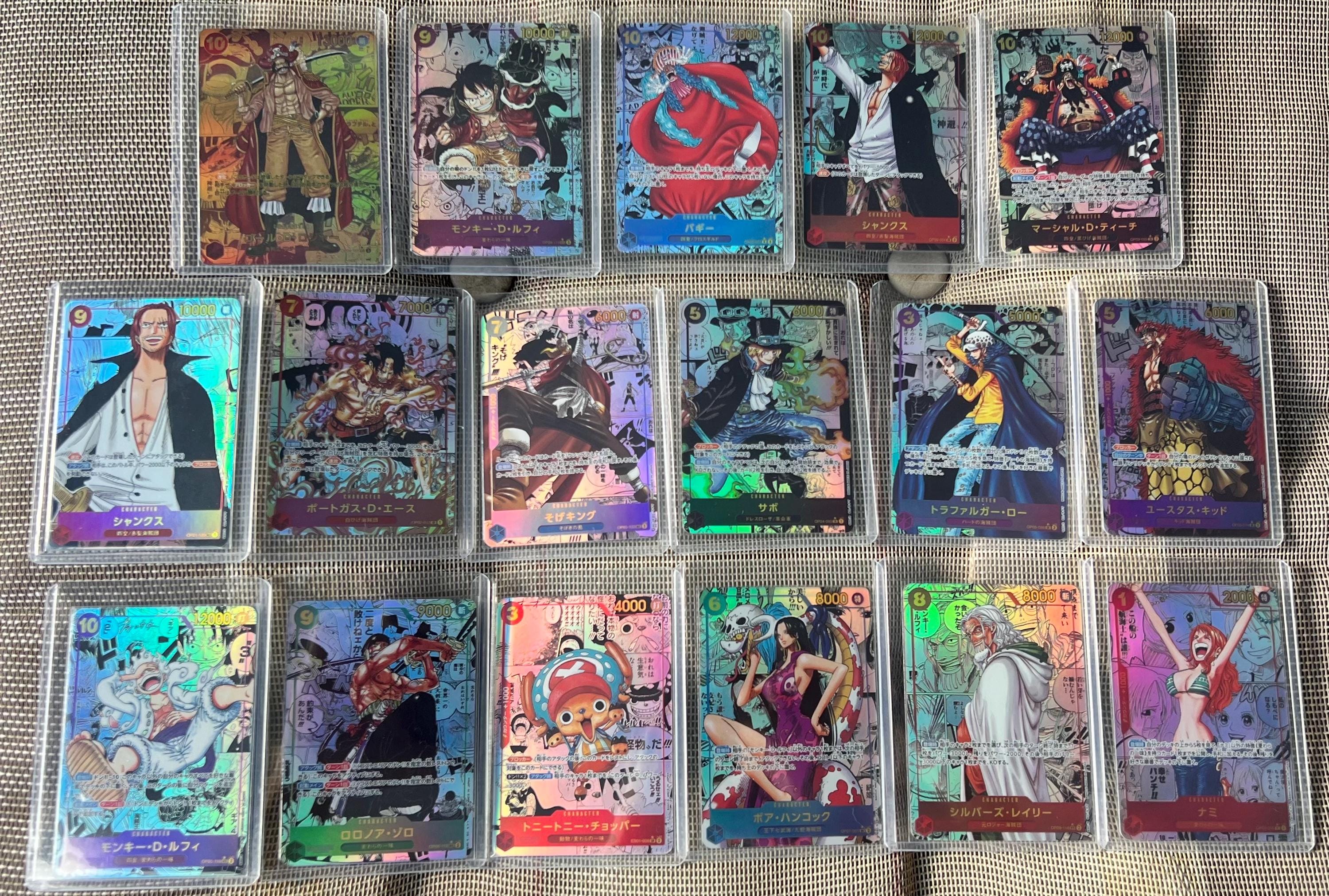 One Piece Manga Art One Piece Card Game Custom Proxy Lot, Select From ...