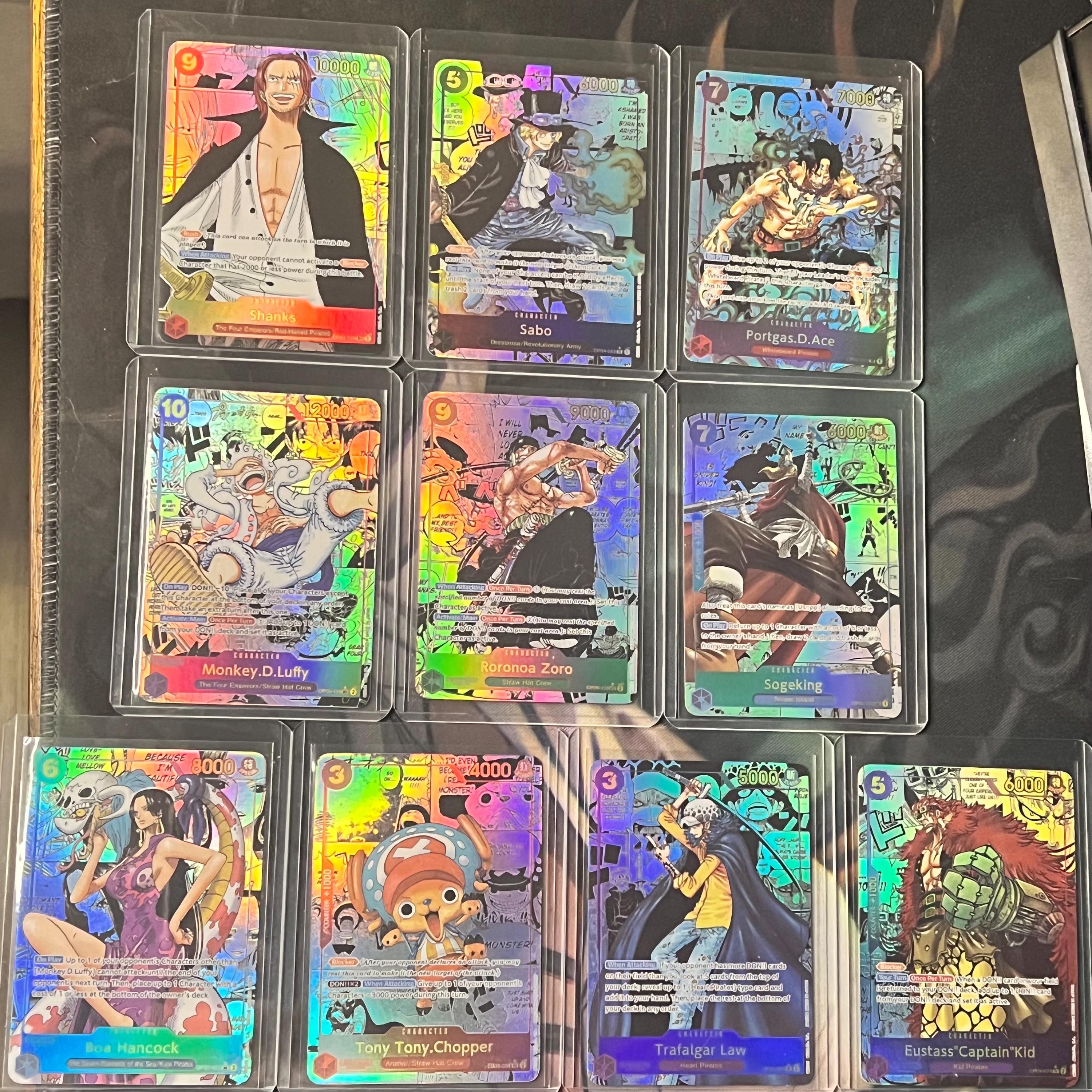 One Piece Manga Art One Piece Card Game Custom Proxy Lot, Select From ...