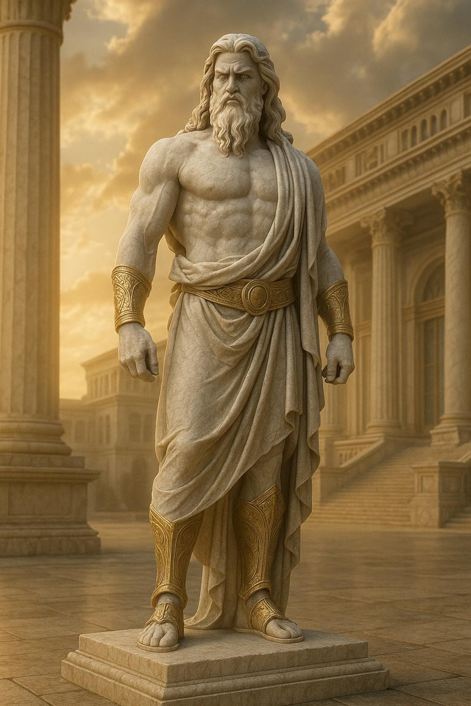 Greek God Zeus STL File – Mythology Statue 3D Print, Ancient Olympian ...
