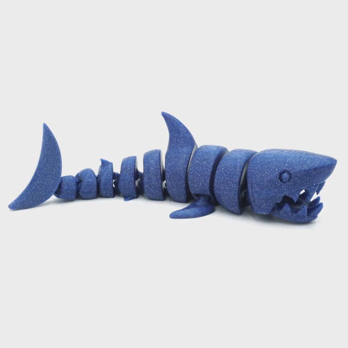 Articulated Shark STL | Flexi Shark 3D Print Model | Poseable Ocean ...