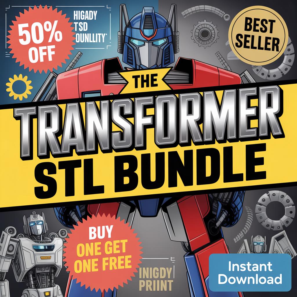 Biggest Transformer STL Bundle | 3D Printable Transformers Models ...