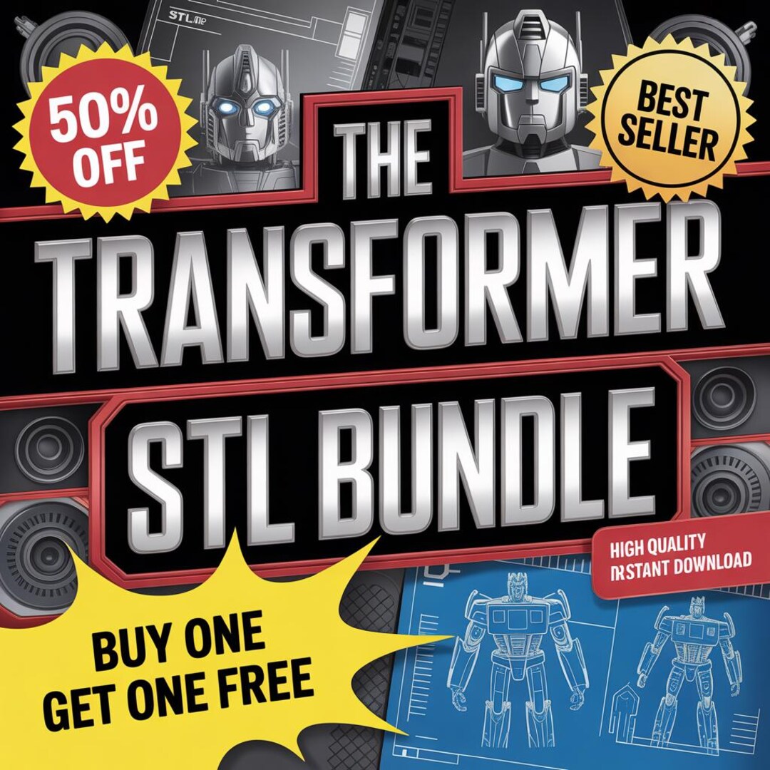 Biggest Transformer STL Bundle | 3D Printable Transformers Models ...