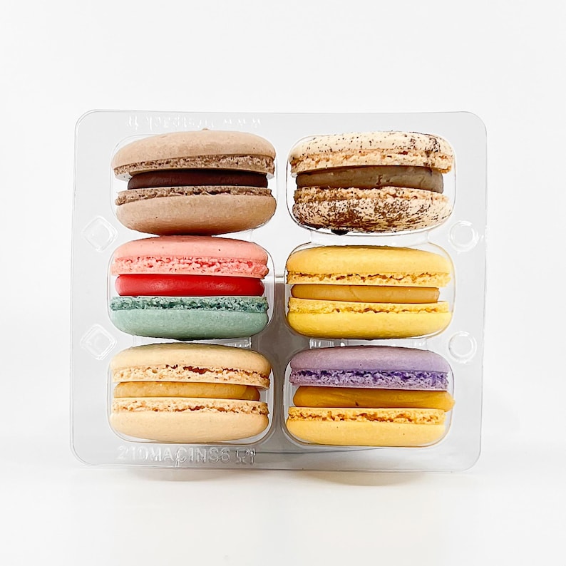 Gourmet Macaron Box: Handmade French Macarons, Variety Flavors - Etsy