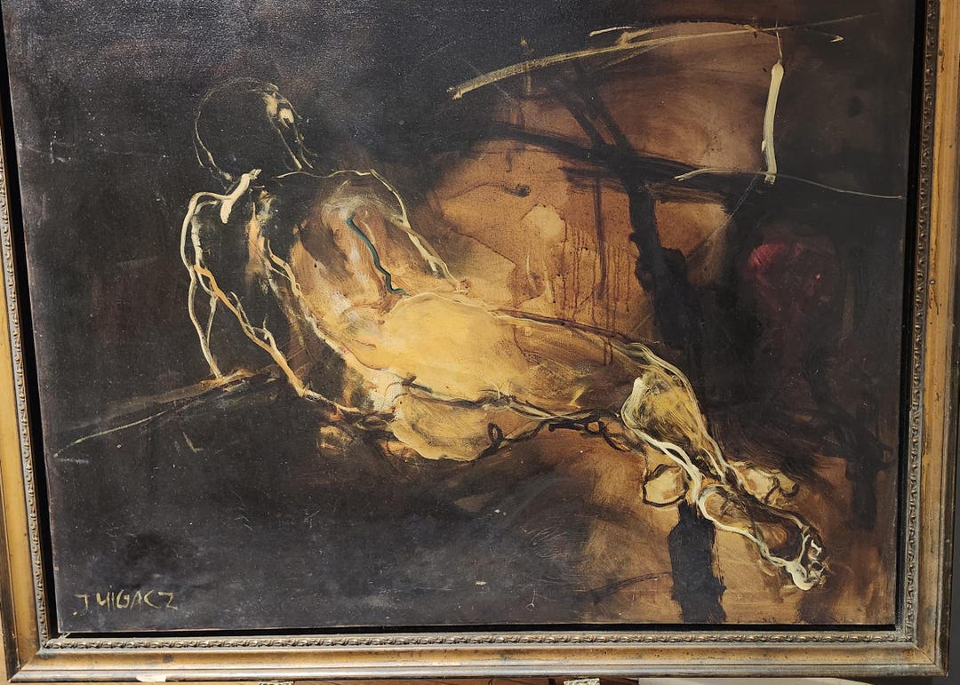 Janusz Migacz Artist Painting (40" X 30") - Etsy