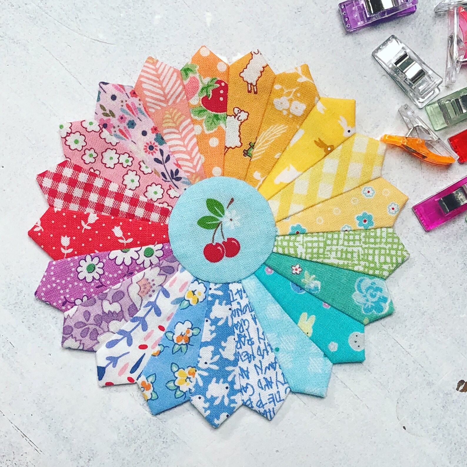 Mini Dresden Mug Rug | PDF Pattern - Etsy