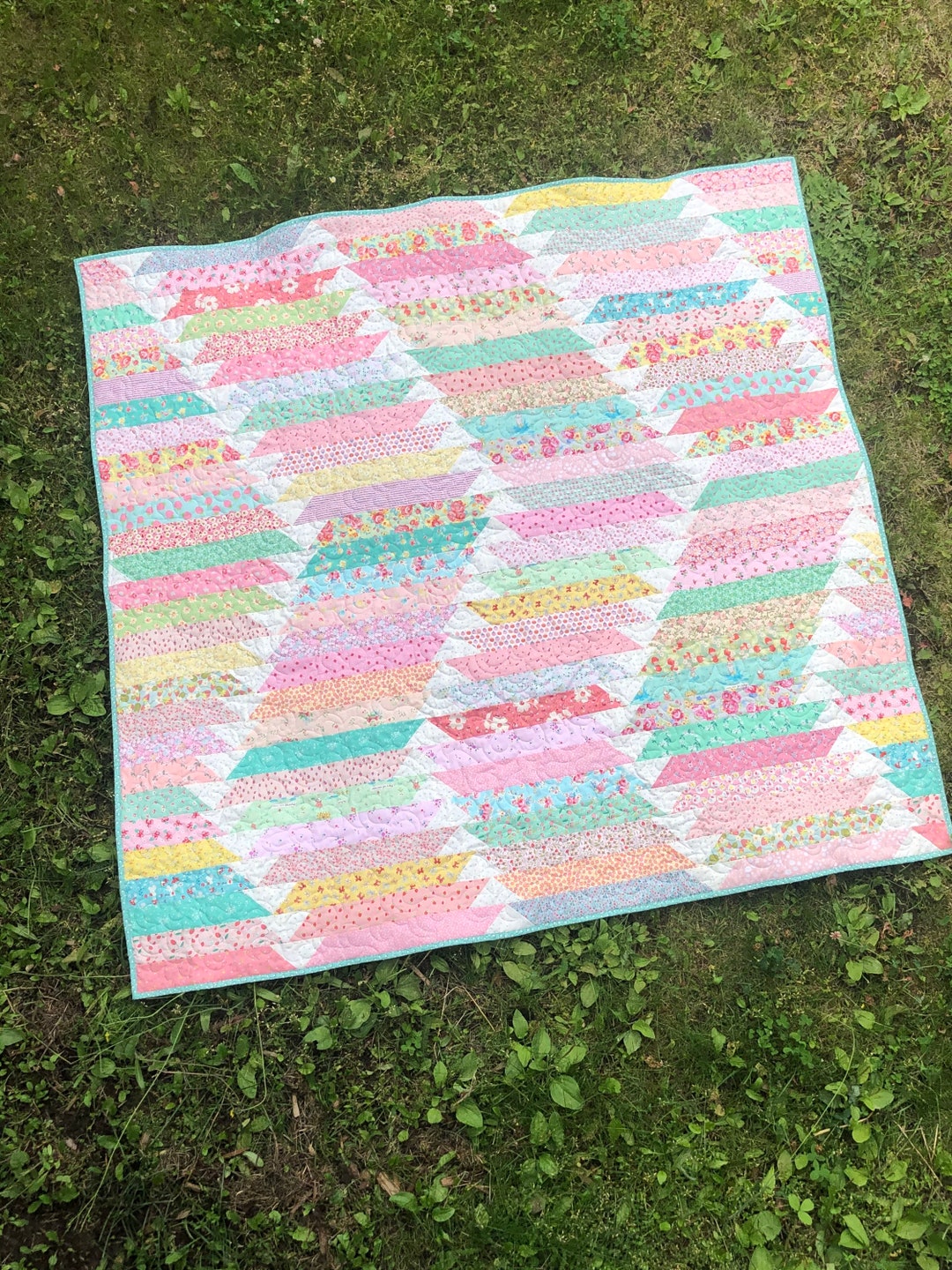 Parallel Twist Quilt | PDF Pattern - Etsy