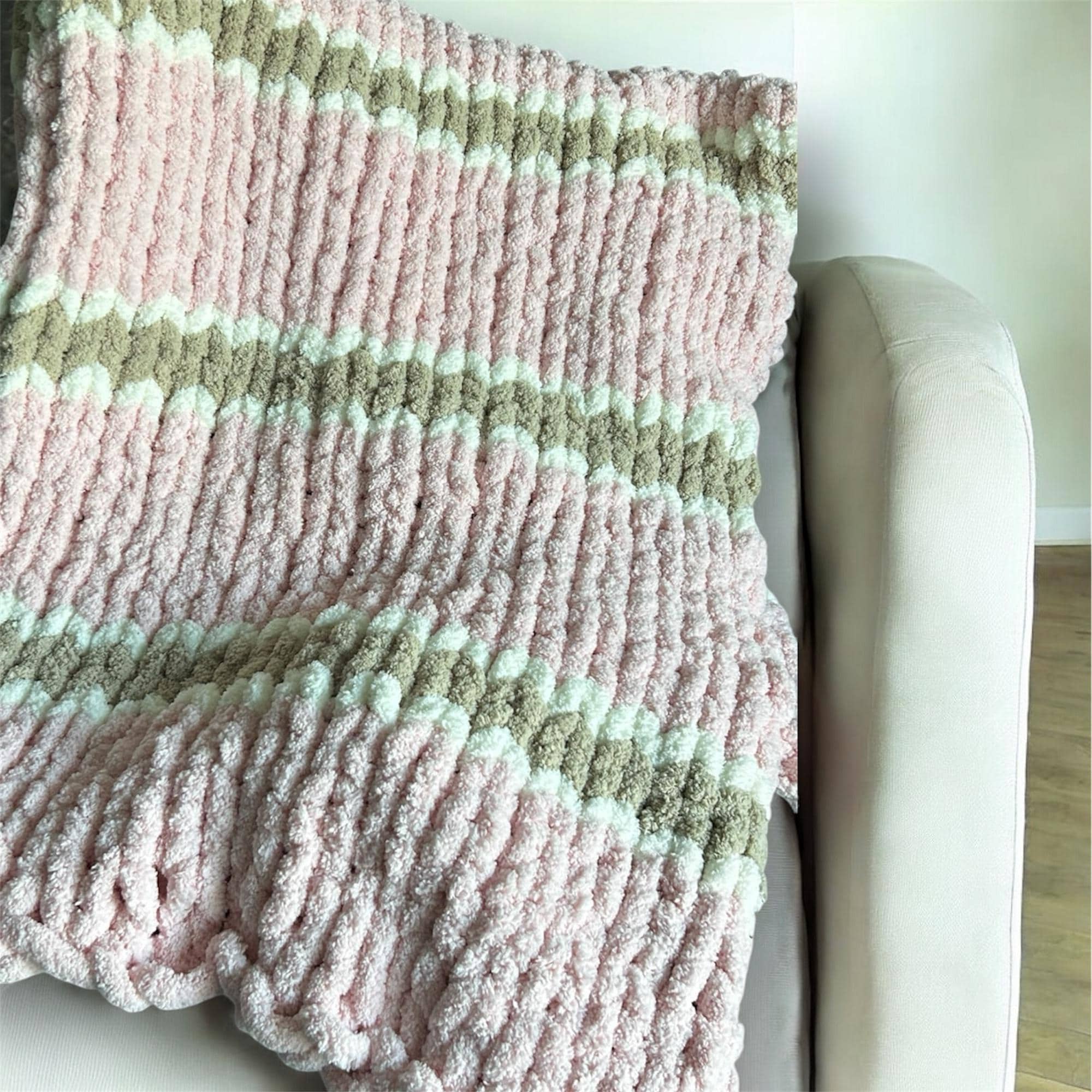 Hand Crochet Chunky Blanket - Etsy