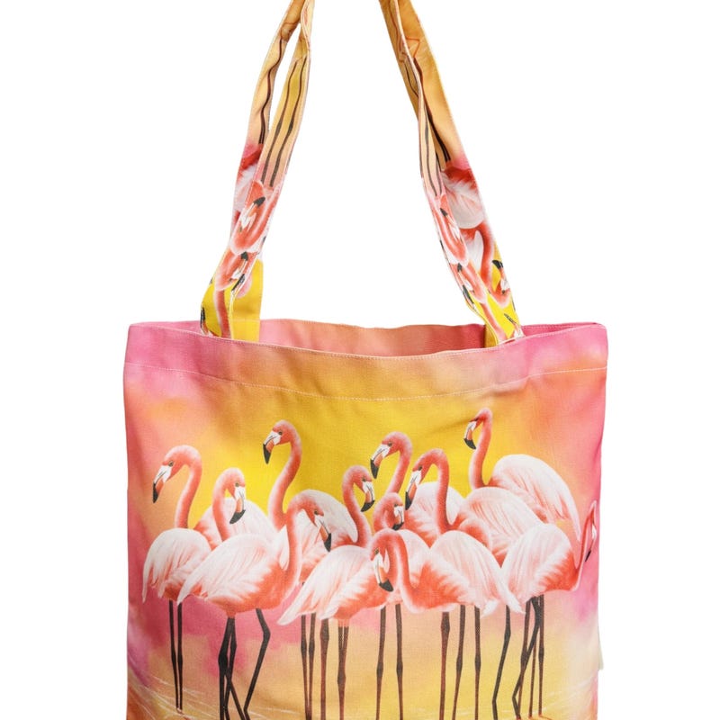 Flamingo Print Handbags - Etsy