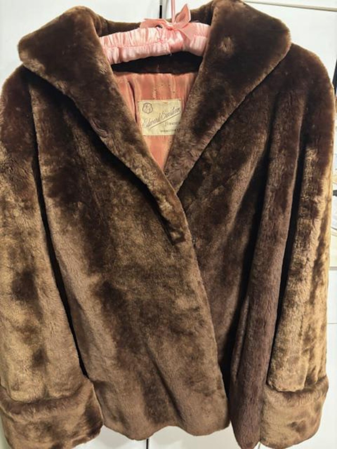 Vintage 1950' Mutton Lamb Coat - Etsy
