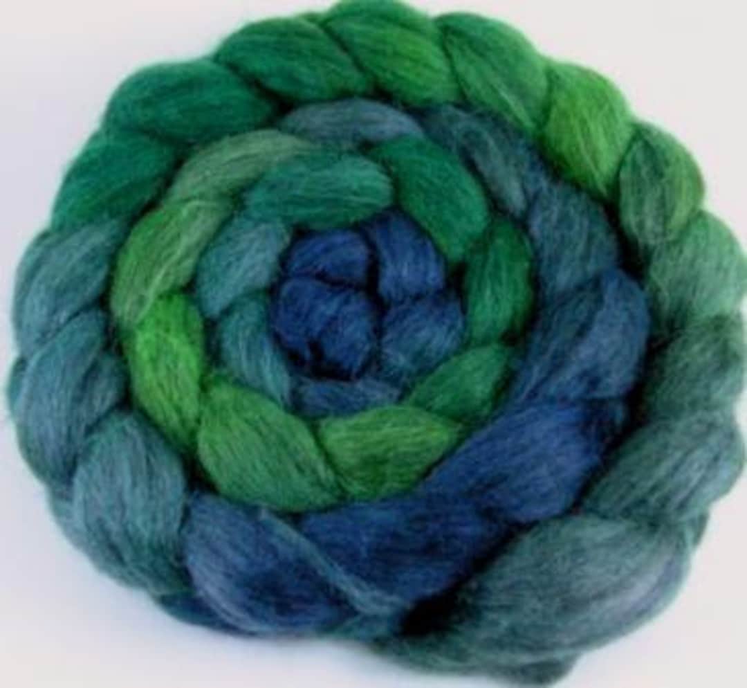 Spinning Fiber - Baby Alpaca Combed Top / Roving - Evergreen - Etsy