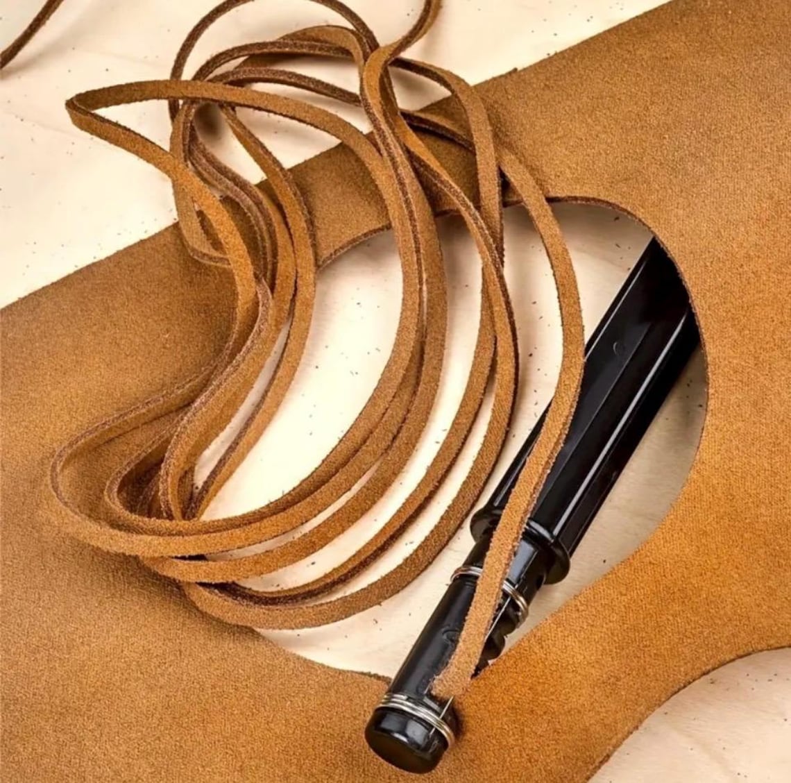 Swivel Leather Strip Cutter Hand Tool, DIY Leathercraft Crafting Tool ...