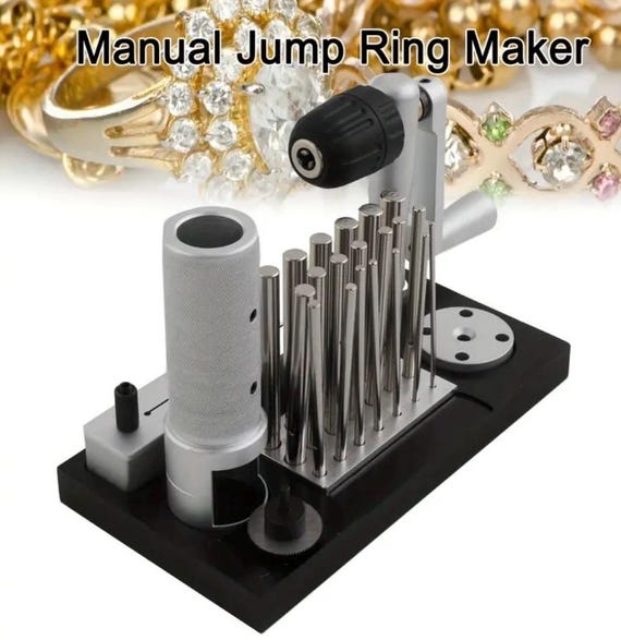 Manual Jump Ring Maker Machine Jewelry Coil Wire Cutter Machine Kit 2.5 ...