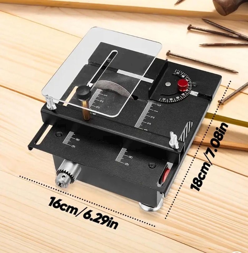 Multifunctional Woodworking Mini Sliding Table Saw Bench Saw PVC Wood ...