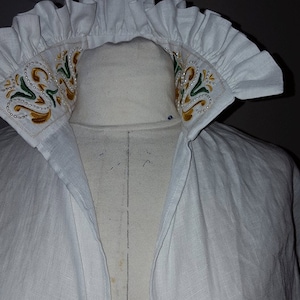 Women's Italian Partlet AUTHENTIC Renaissance Maria De - Etsy