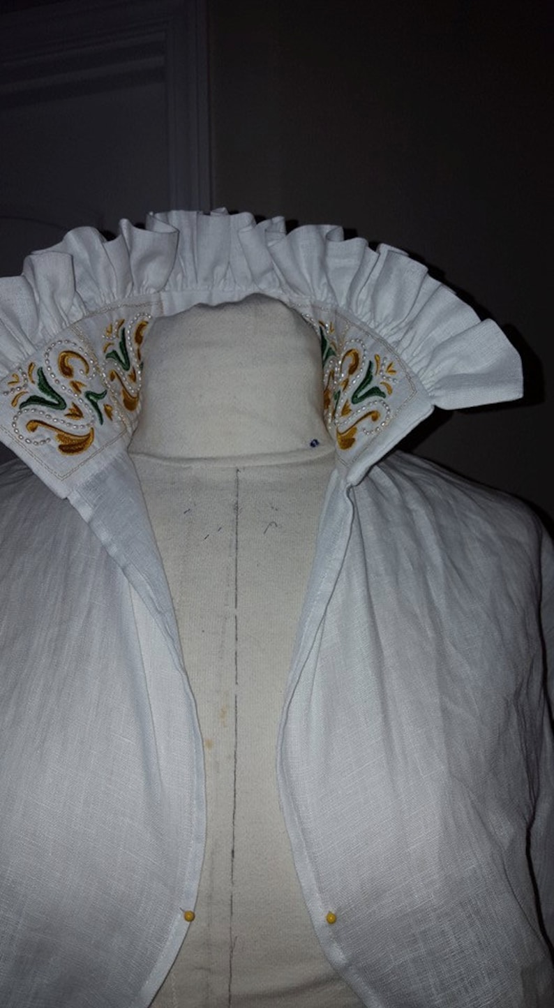 Women's Italian Partlet AUTHENTIC Renaissance Maria De - Etsy