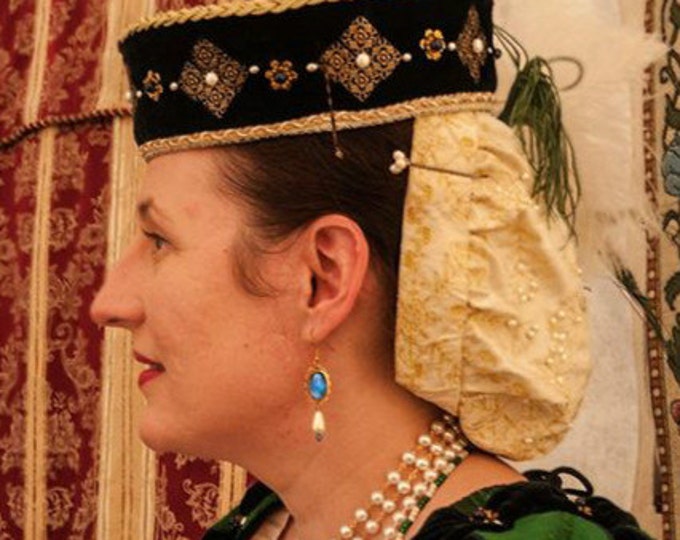 Renaissance Tudor élisabéthain blondine coiffe Caul 100 - Etsy France