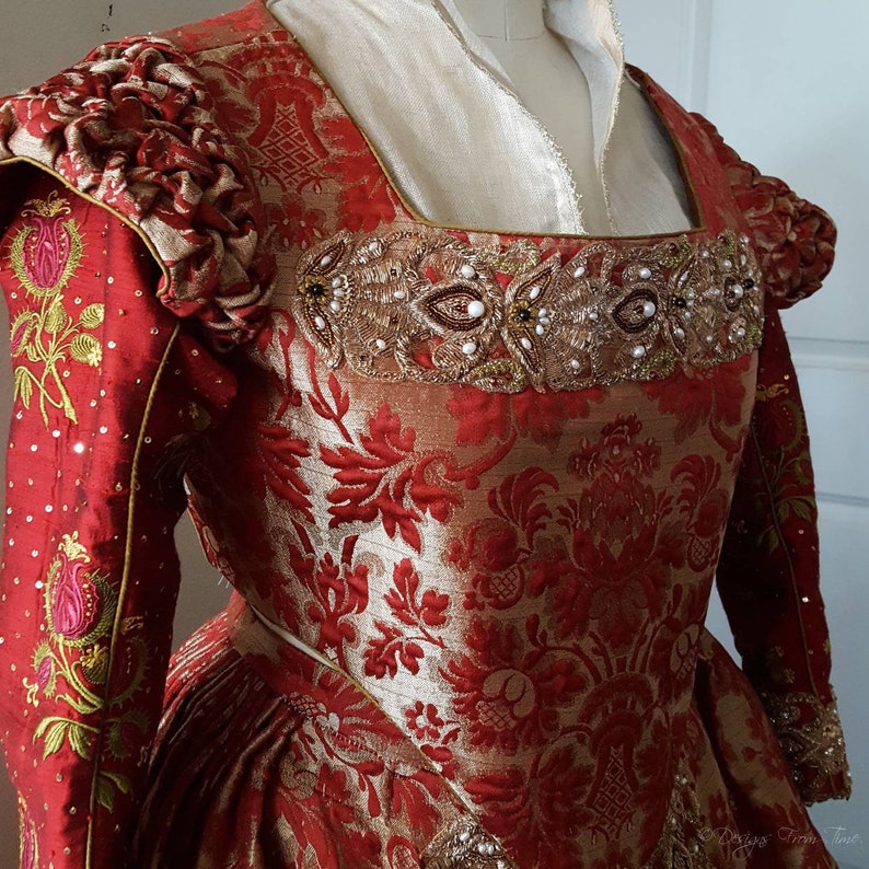 Women's PLUS SIZED Renaissance Dress, Elizabethan, Tudor, Costume ...