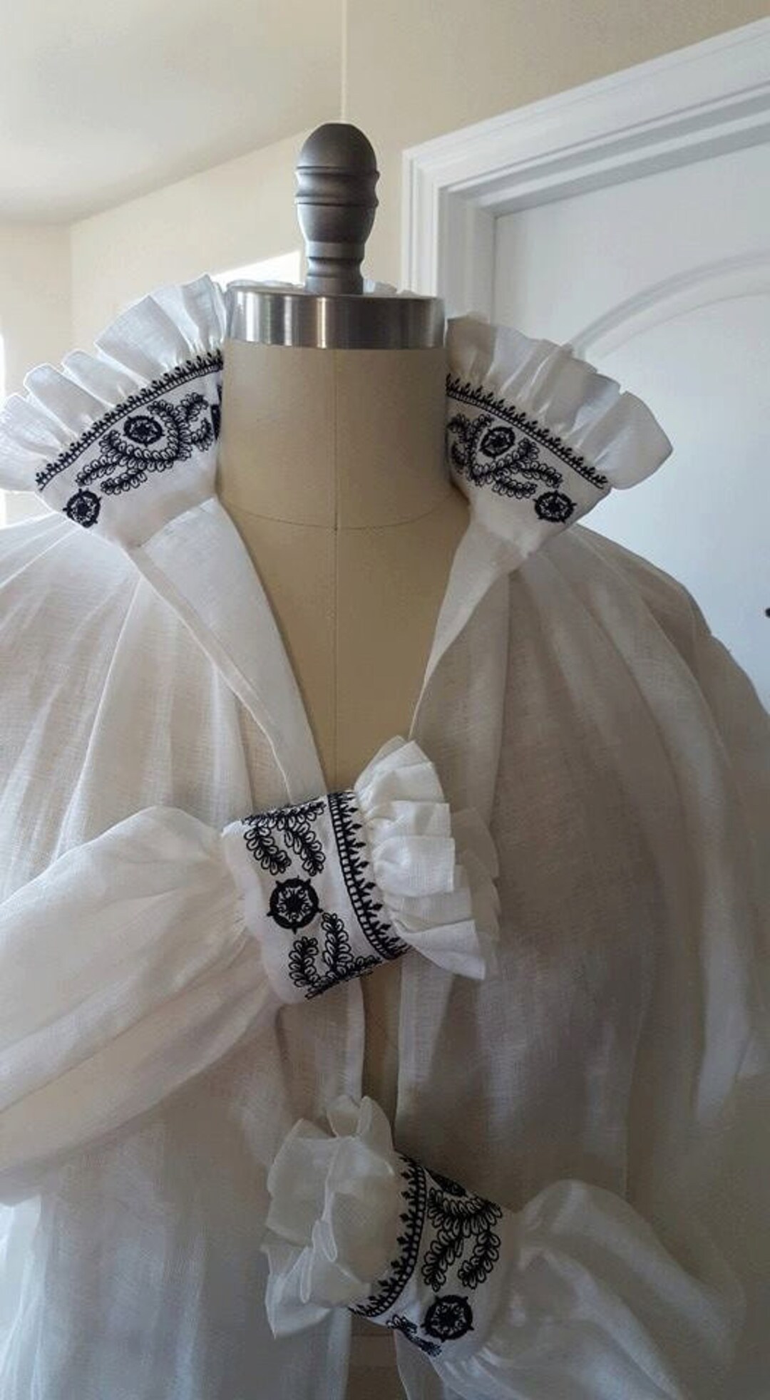 Mid-thigh Length 100% ITALIAN HANDKERCHIEF Linen, Women's Renaissance ...