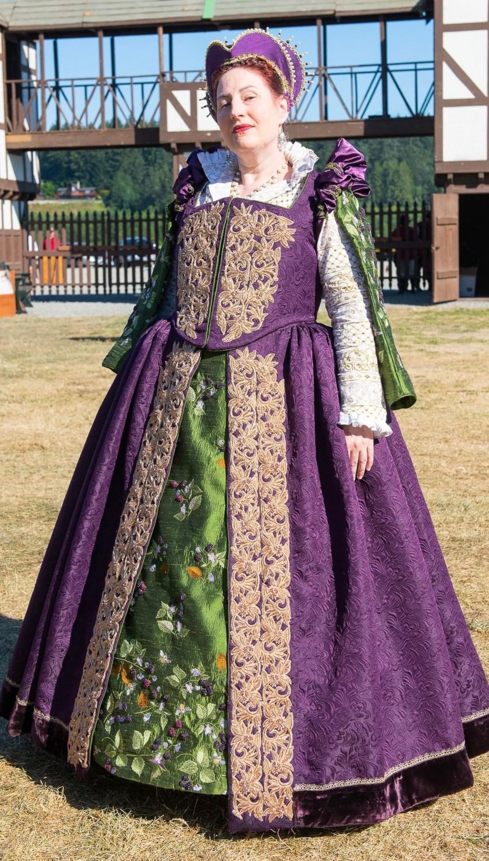 Women's Elizabethan Costume, Bridal Gown, Renaissance Dress (made to ...