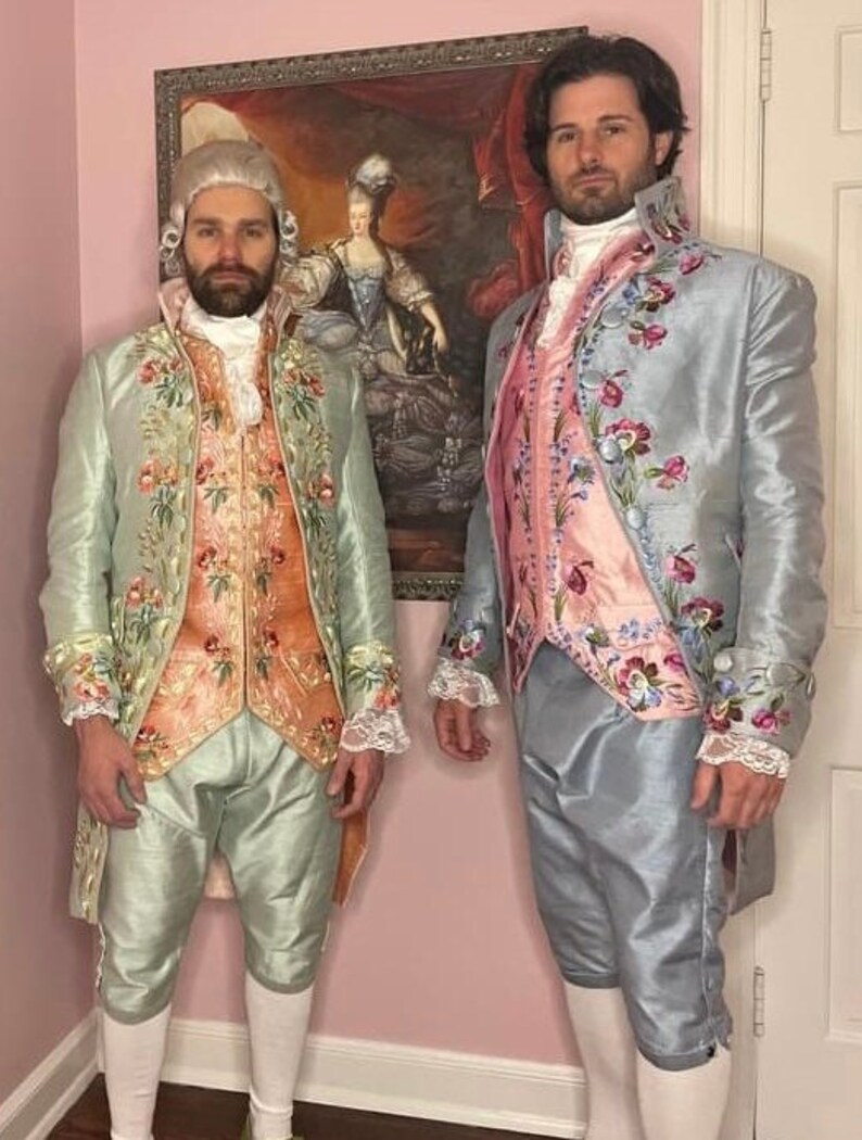 Men's 18th Century, Rococo, 1780s French Court Ensemble - Made to Order ...