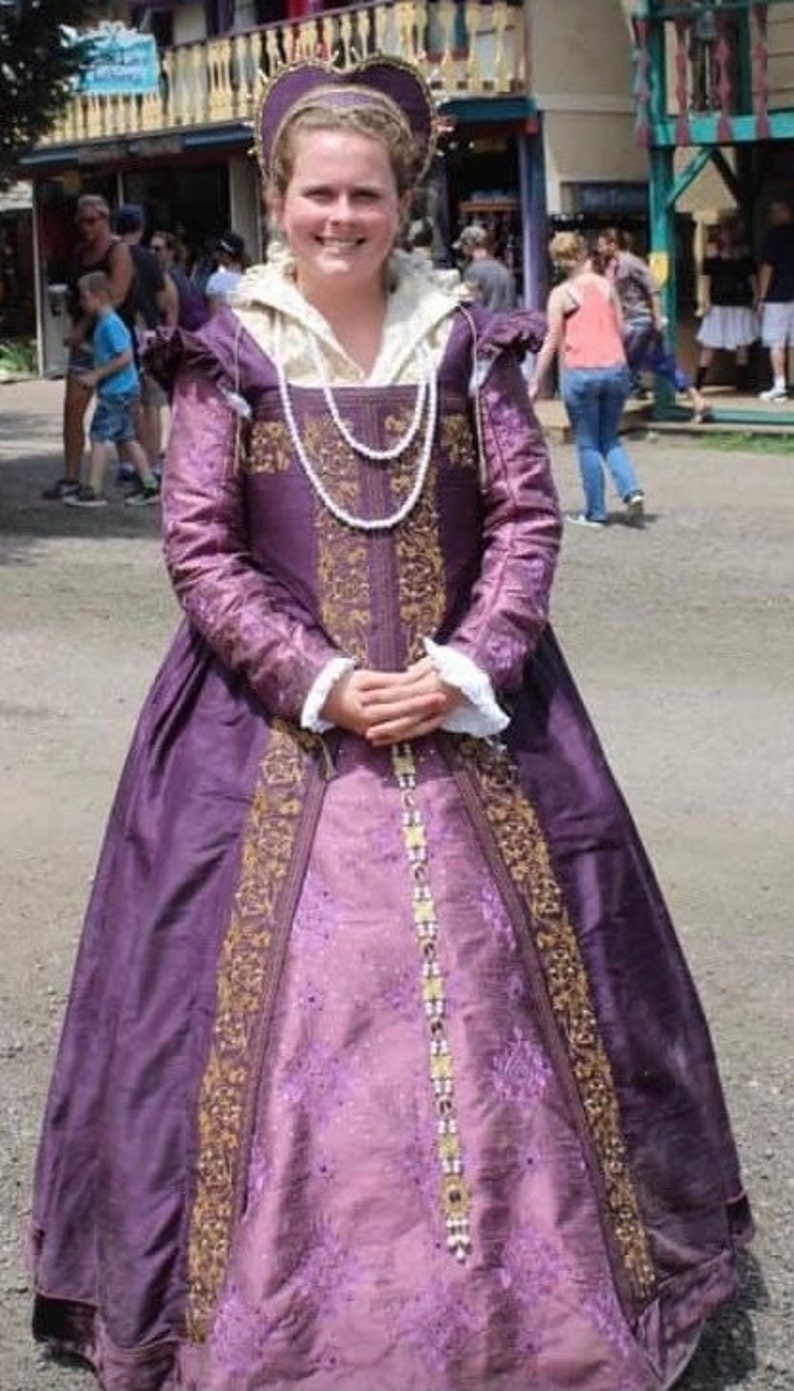 Women's Elizabethan Costume, Bridal Gown, Renaissance Dress (made to ...