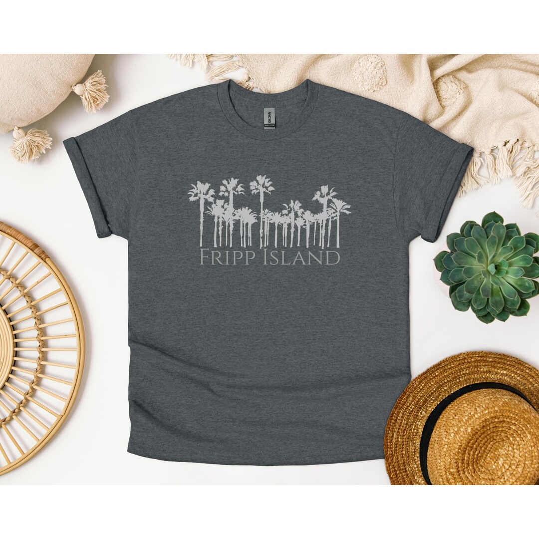 Fripp Island Palm Tree T-shirt - Etsy