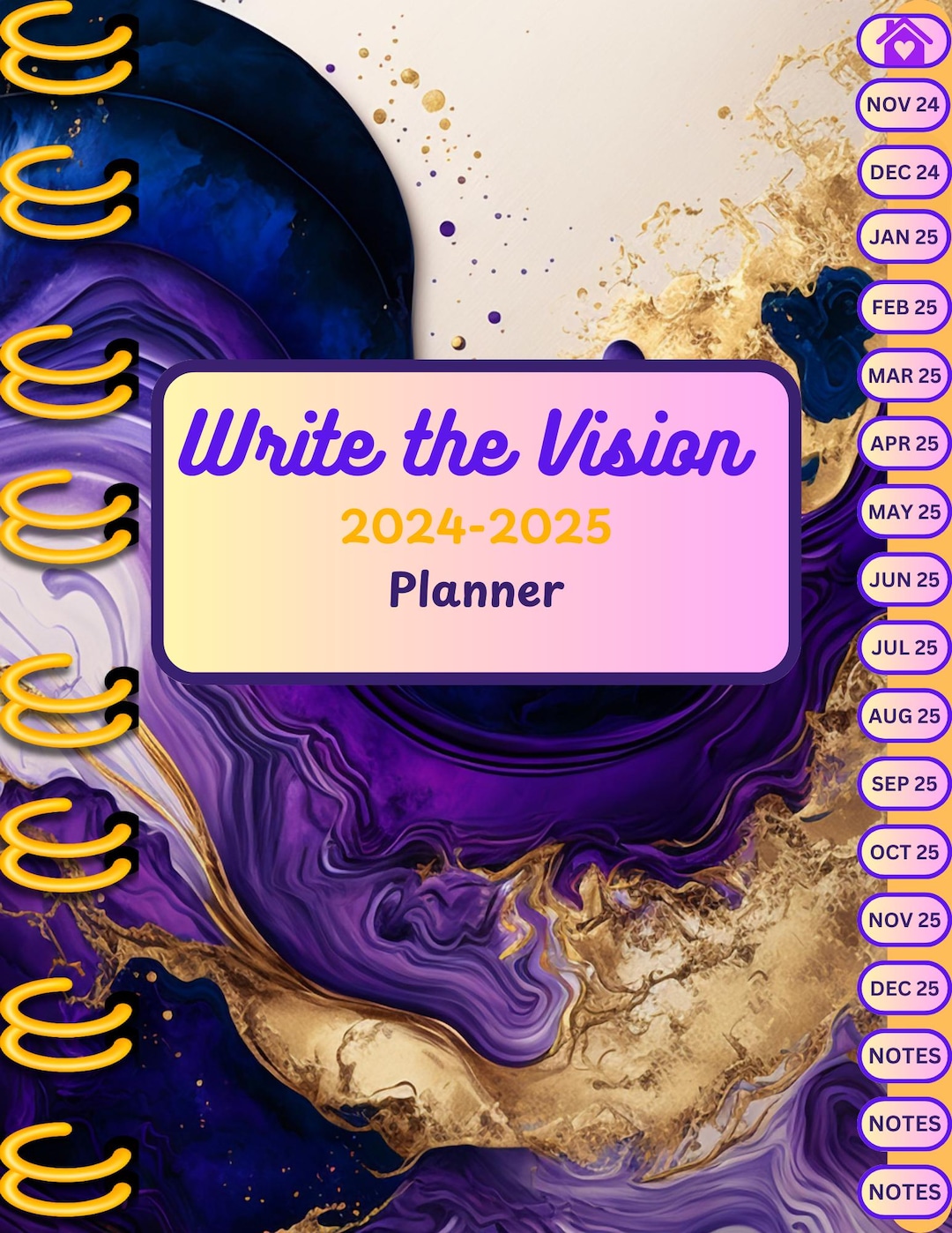 Custom Digital Planner, Calendar, Planner, 2025 Planner, Personalized ...