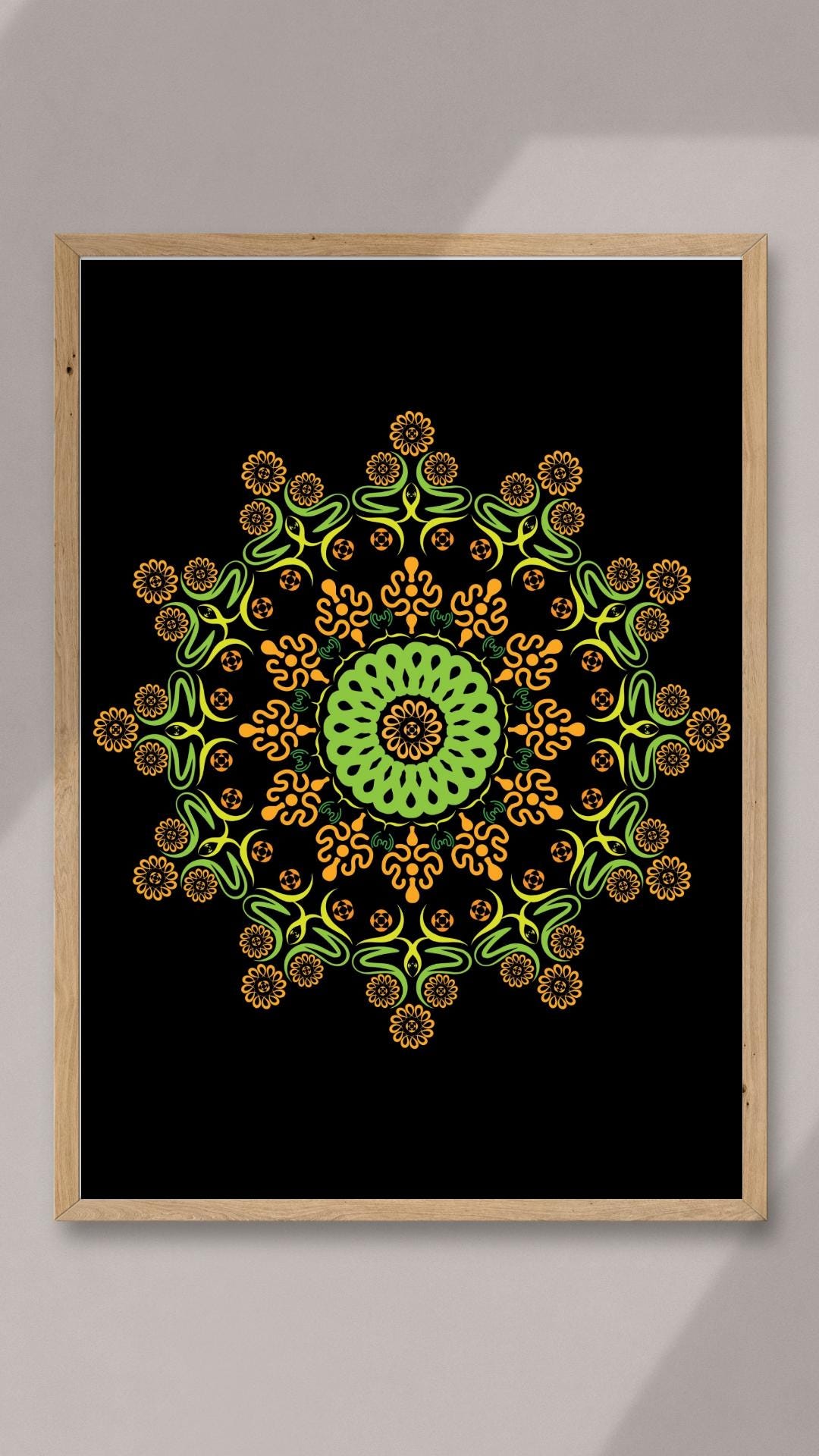 Ancient Mandala Art Printable Set of 3, Zen Wall Art, Home Decor ...