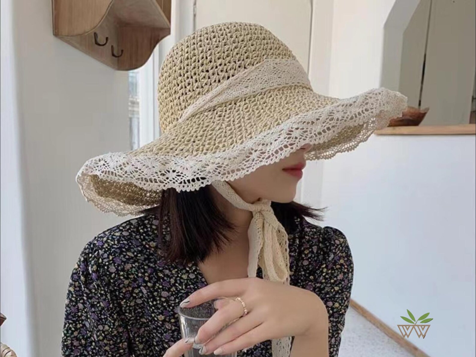 Elegant Straw Hat | Handwoven Raffia Sun Hat | Wide Brim Summer Hat for ...
