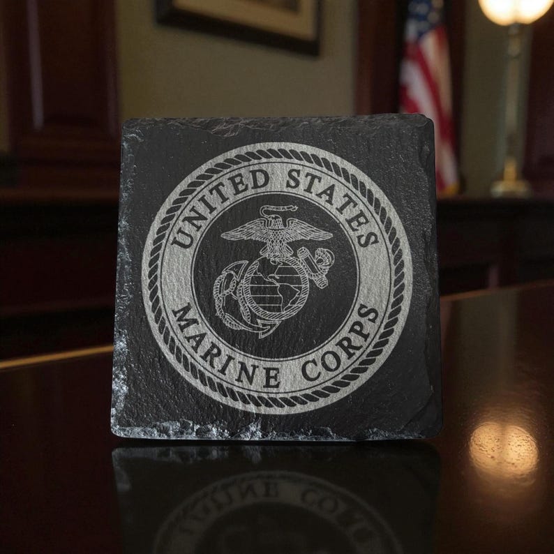 US Marine Coaster Set - Etsy
