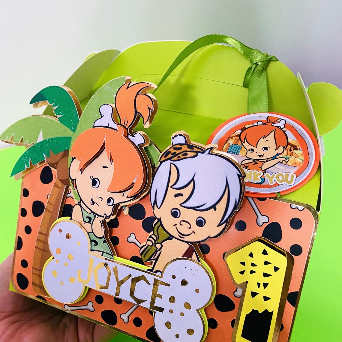 Birthday Party Favors for Kids Pebbles and Bam Bam Party Favor Treat ...